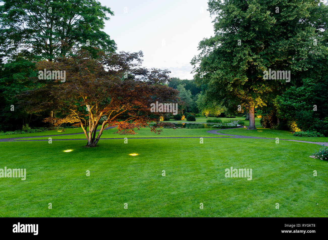 Lawn lighting hi-res stock photography and images - Alamy