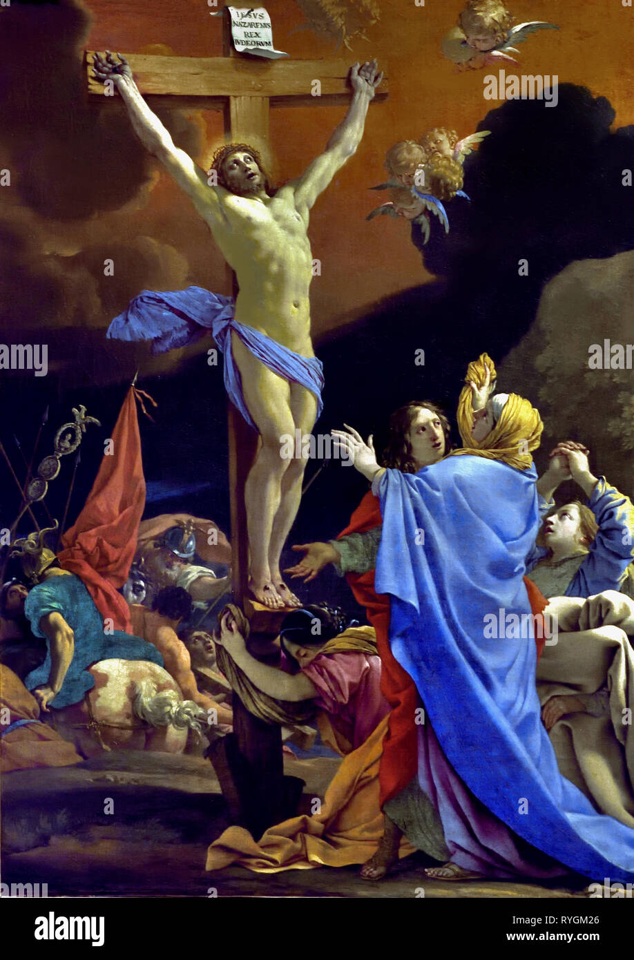 Jesus christ on the mountain painting hi-res stock photography and images - Alamy