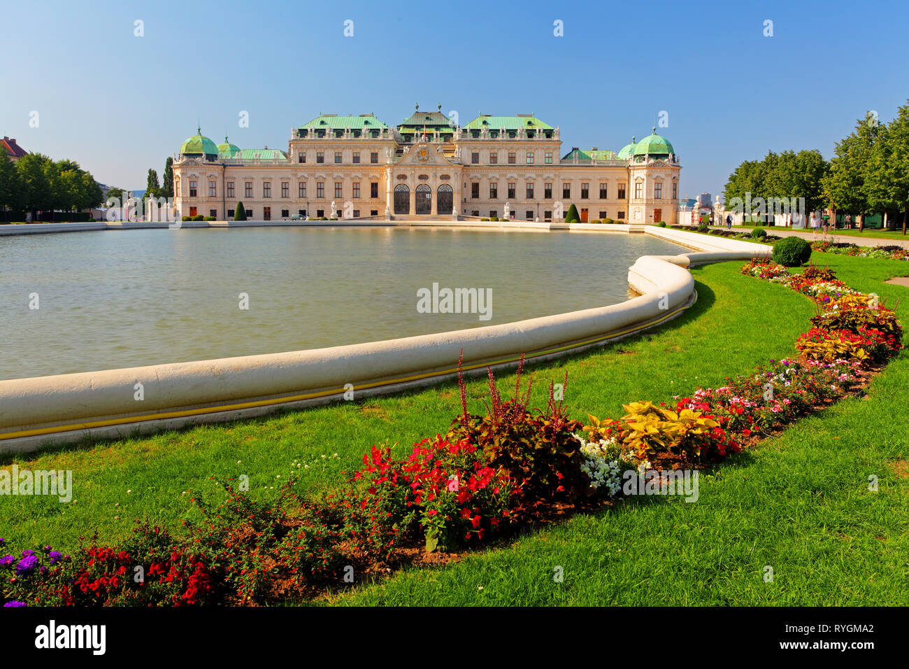 Belvedere vienna hi-res stock photography and images - Alamy