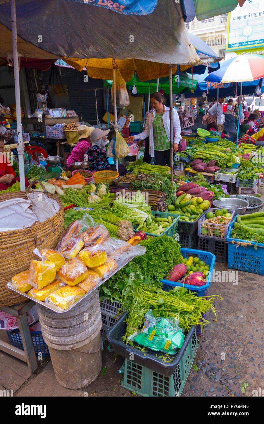 Market, Koh Kong, Cambodia, Asia Stock Photo - Alamy