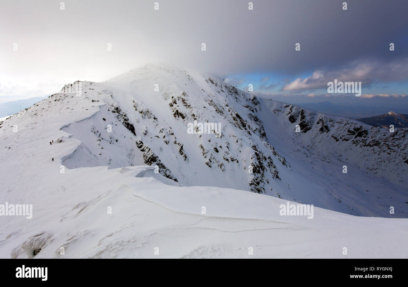 Winter Slovakia mountain - Low Tatras from Chopok Stock Photo - Alamy
