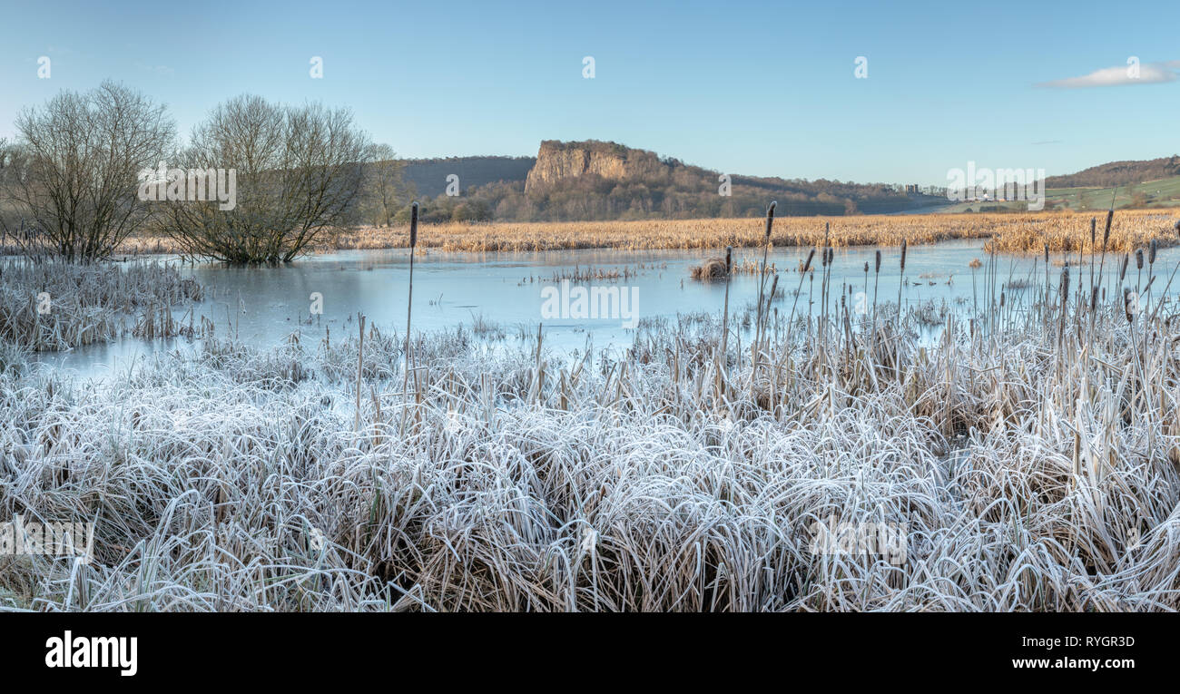 Middlebarrow Quarry and Silverdale Moss Stock Photo - Alamy