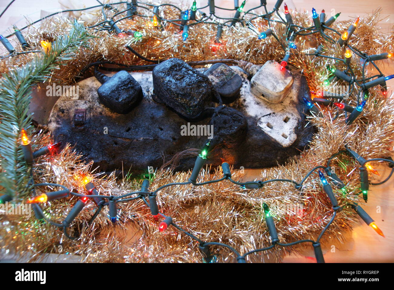 Electrical fire hi-res stock photography and images - Alamy