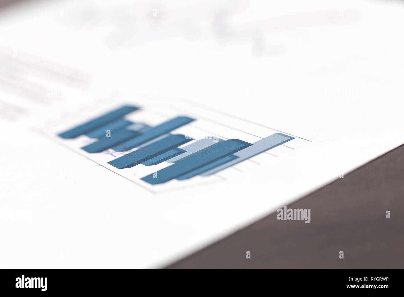 background image .financial chart on the table Stock Photo - Alamy