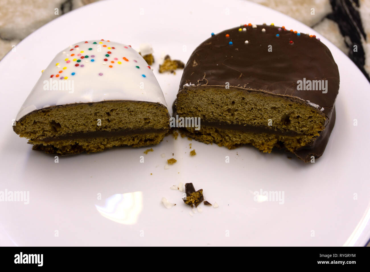 Gingerbread classic cookie hero isolated set baked seasonal Stock Photo ...