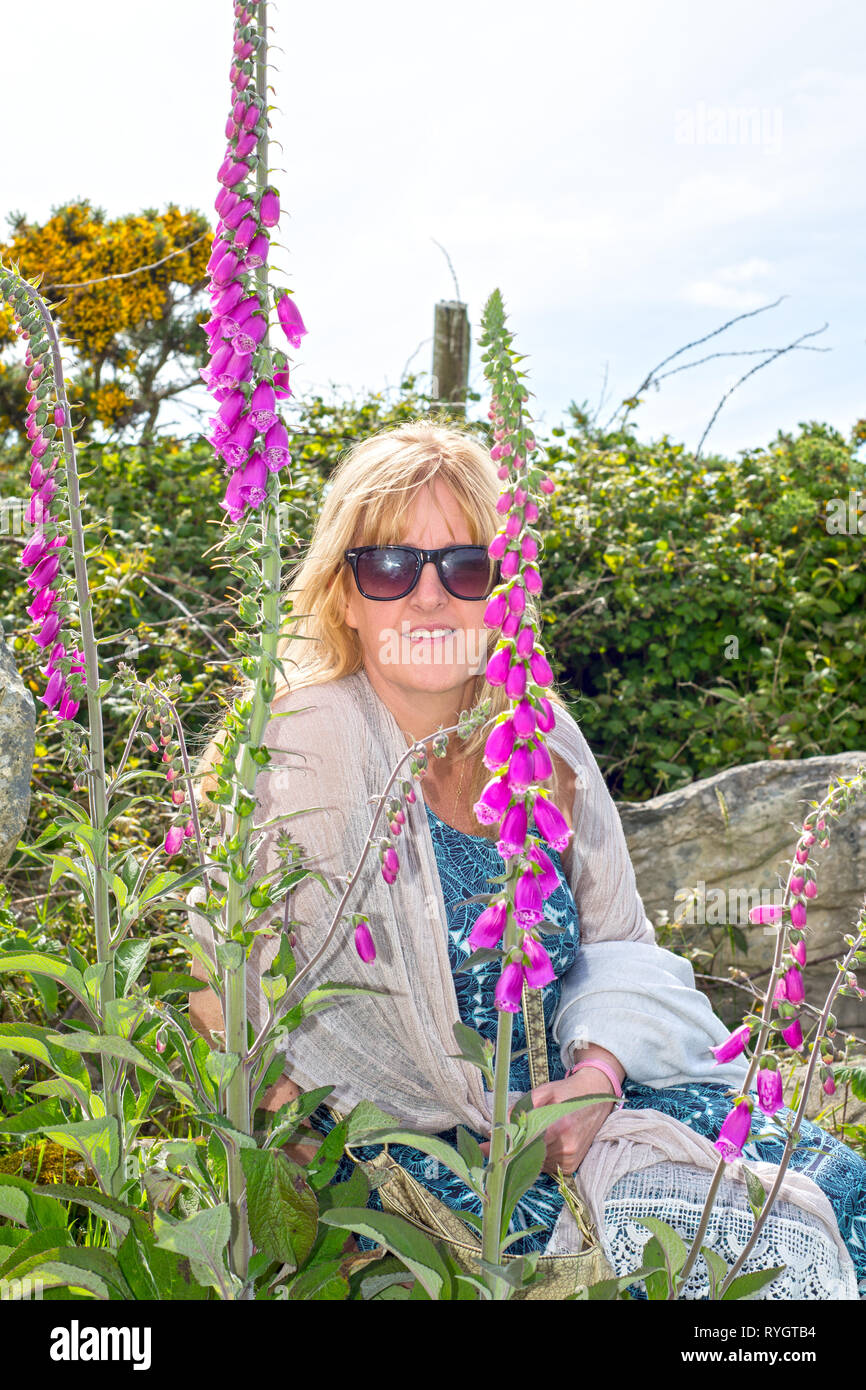 Pretty middle aged irish woman hi-res stock photography and images - Alamy