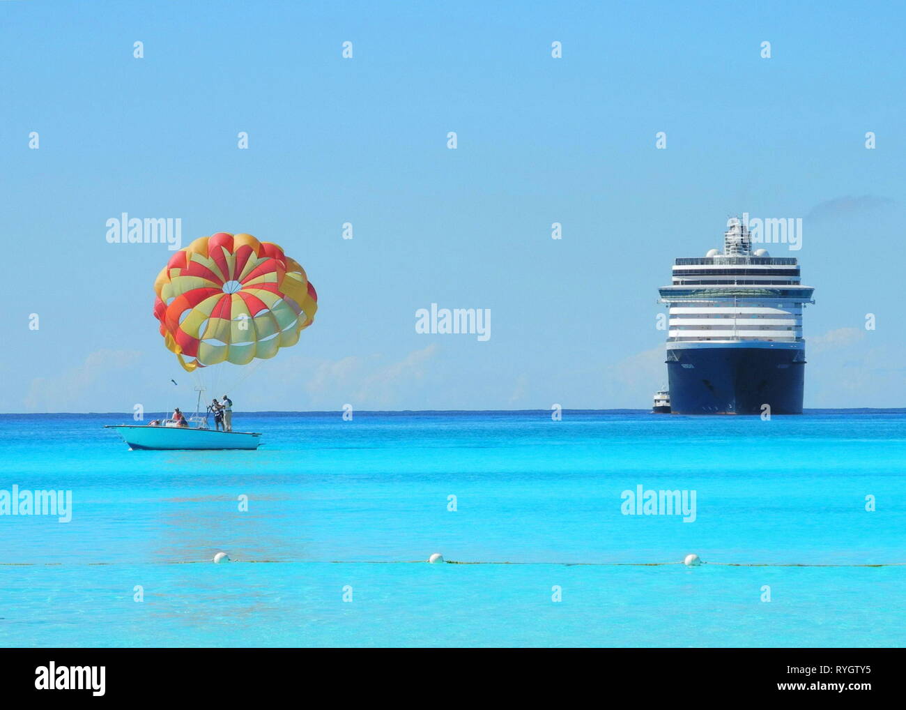 Bahamas at Sea Stock Photo - Alamy