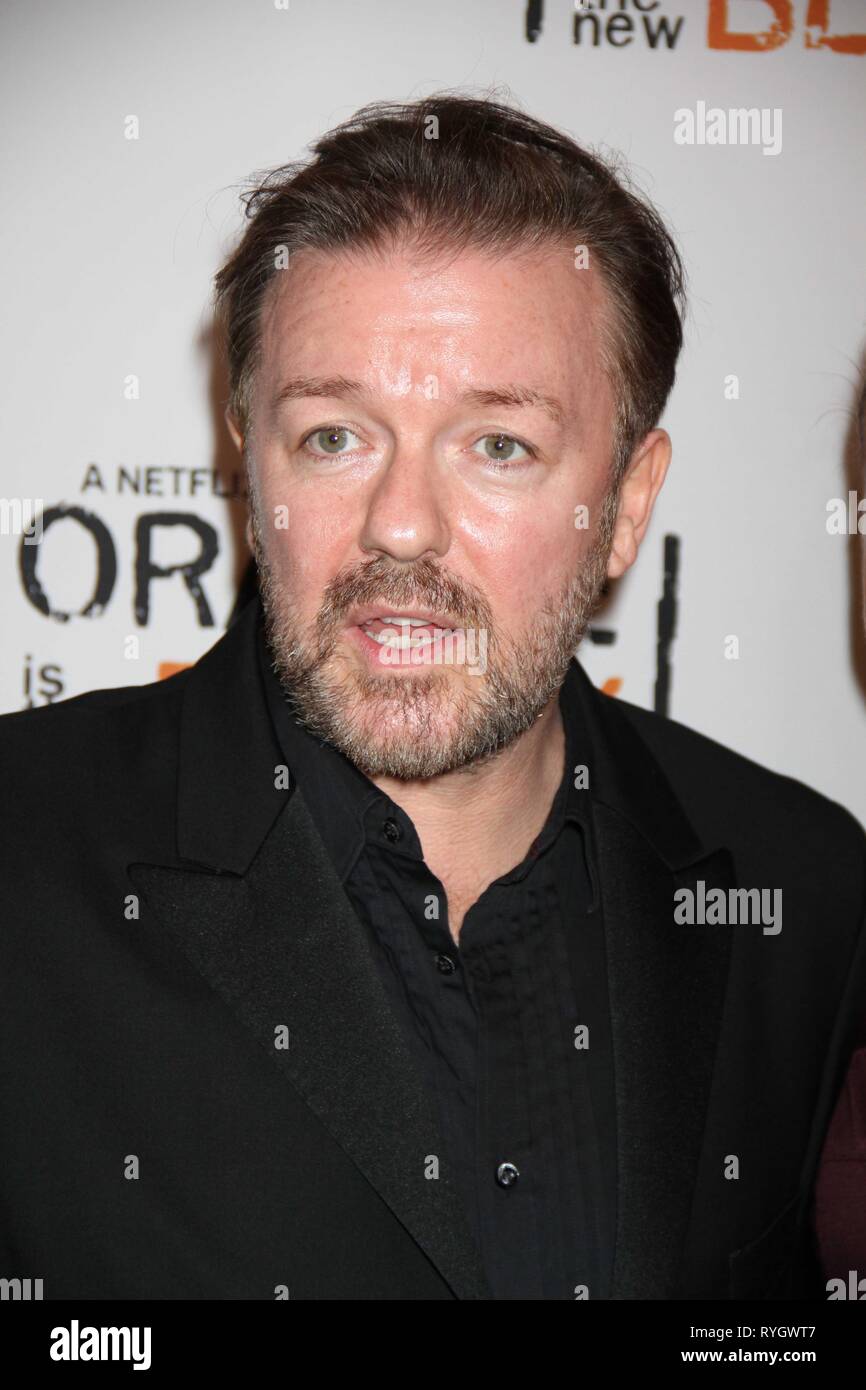 RICKY GERVAIS at NY Premiere of'' Orange is the New Black'' NETFLEX ...