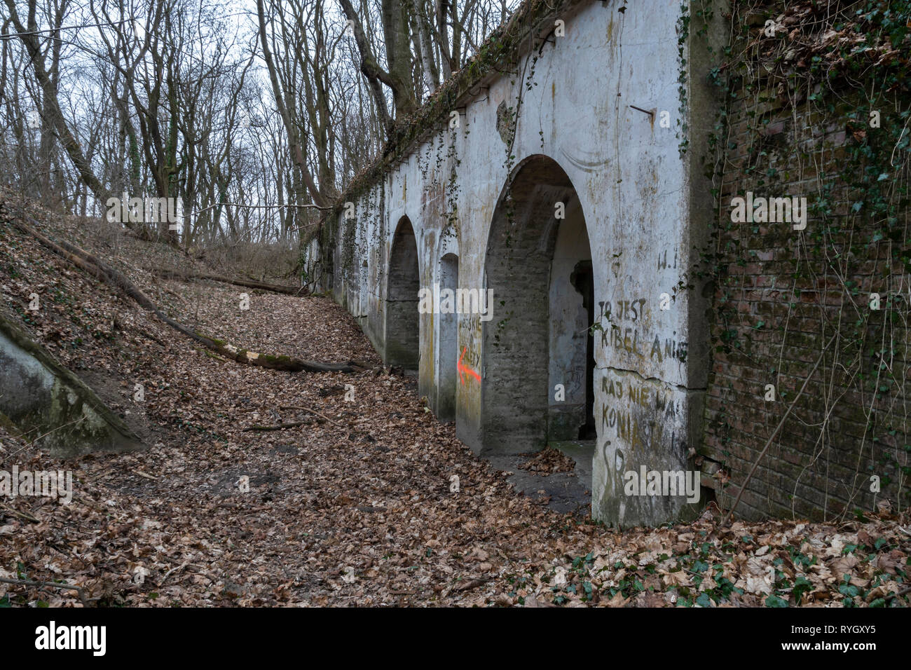 Przemysl Fortress: Fort VII Prałkowce in Eastern Poland, Europe Stock ...