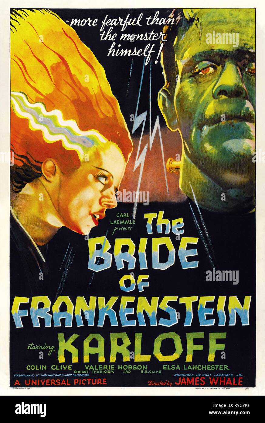 Frankenstein poster hi-res stock photography and images - Alamy
