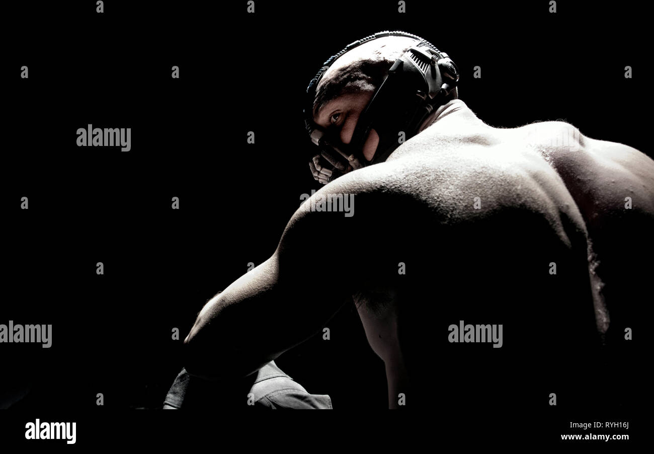 Dark Knight Rises Bane High Resolution Stock Photography and Images - Alamy