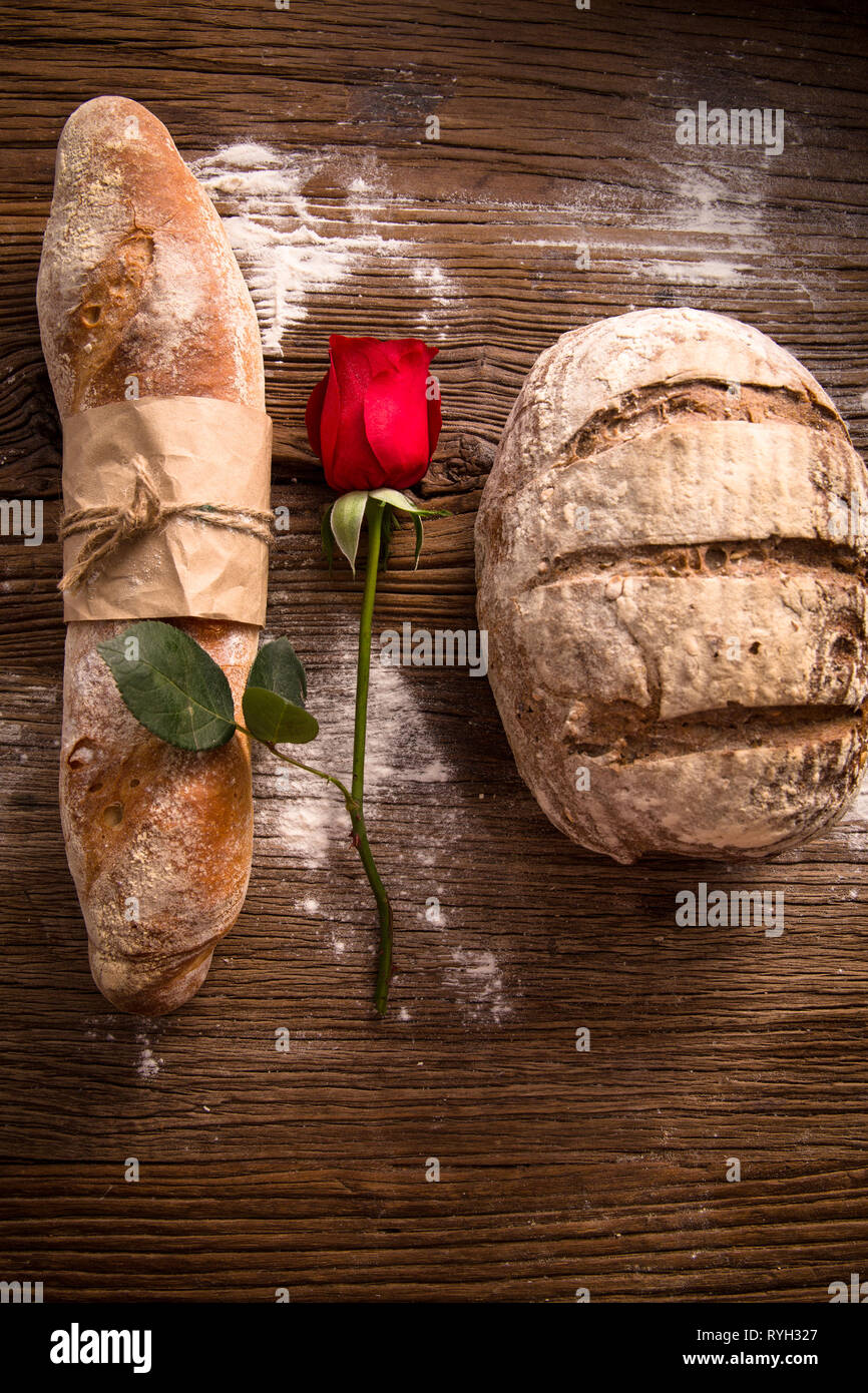 Bread and roses hi-res stock photography and images - Alamy