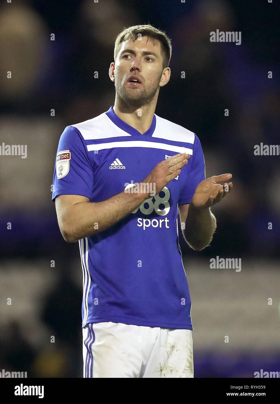 Birmingham City's Gary Gardner after the final whistle during the Sky ...
