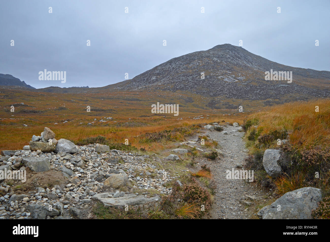 Path on route up to summit of Goatfell, Isle of Arran Stock Photo - Alamy