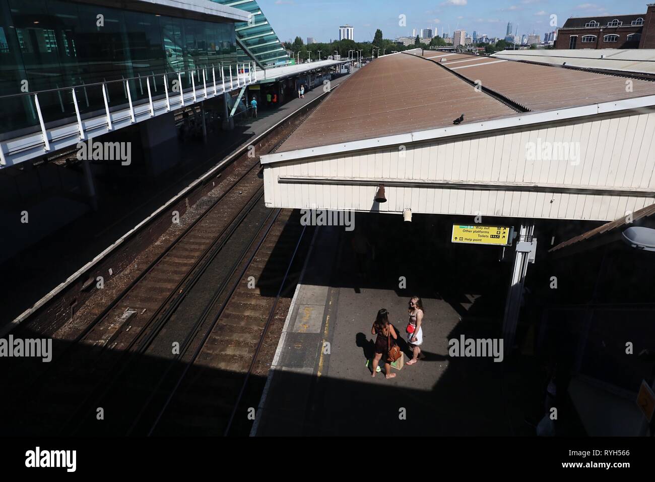 Clapham Junction train station, London Stock Photo - Alamy