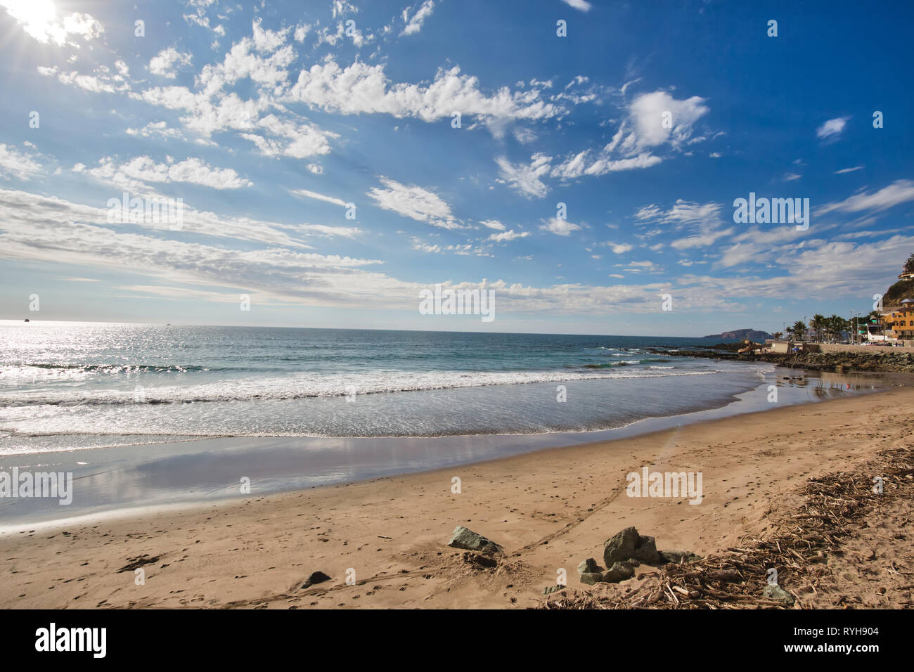 Mazatlan Golden Zone (Zona Dorada), famous touristic beach and resort ...