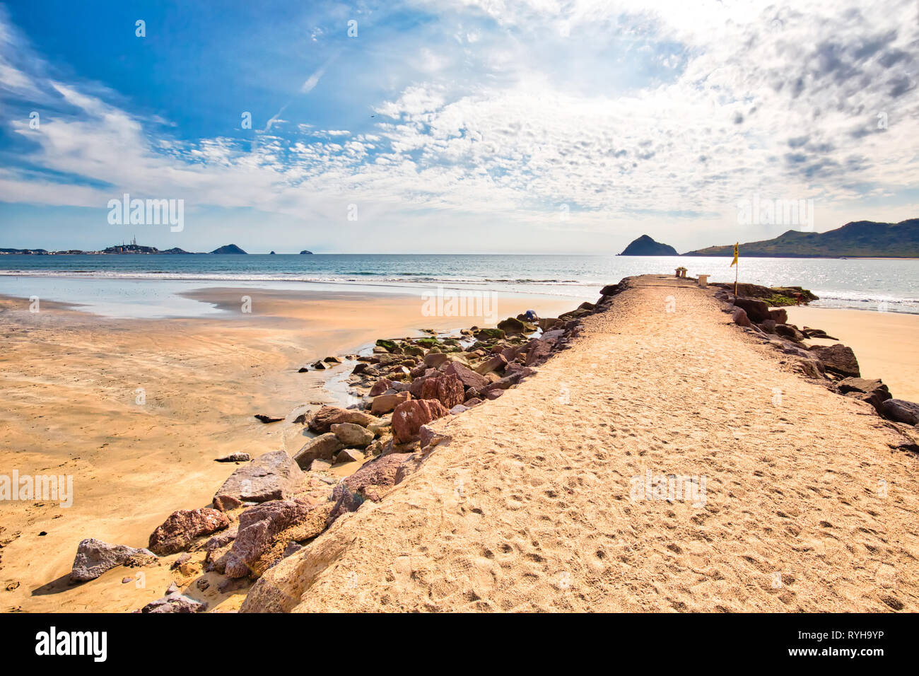Mazatlan Golden Zone (Zona Dorada), famous touristic beach and resort ...