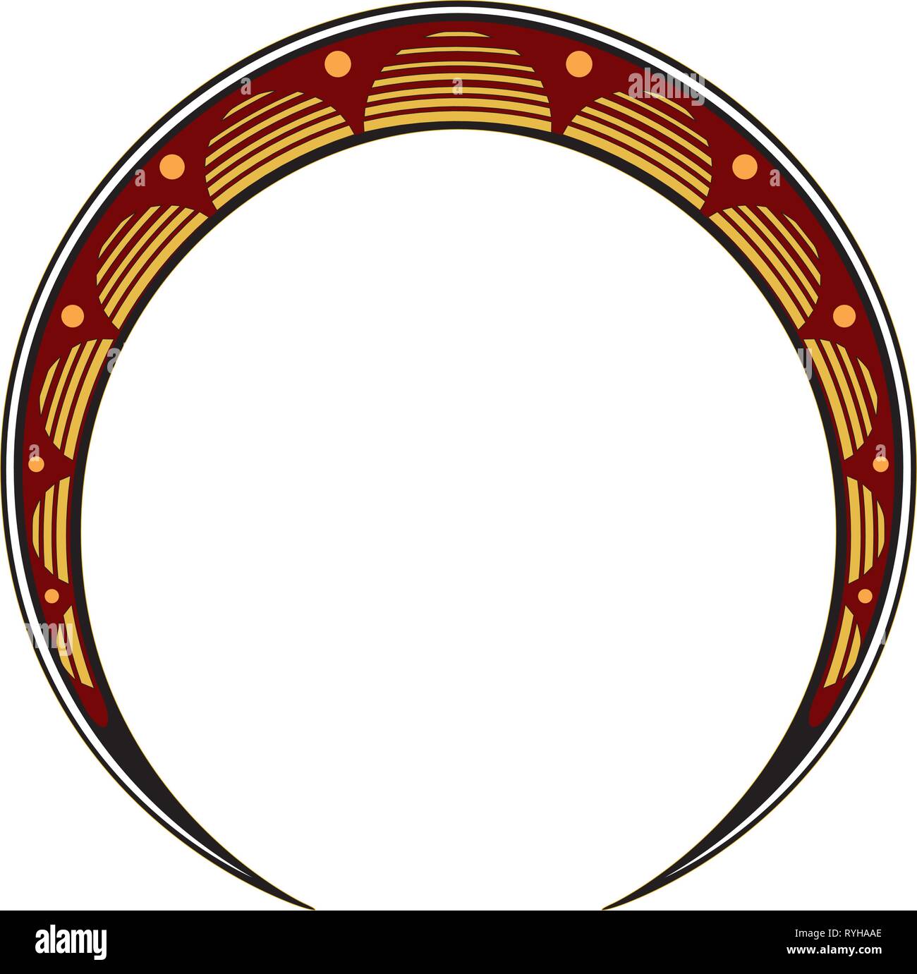 round frame with copy space for your text Stock Vector Image & Art - Alamy