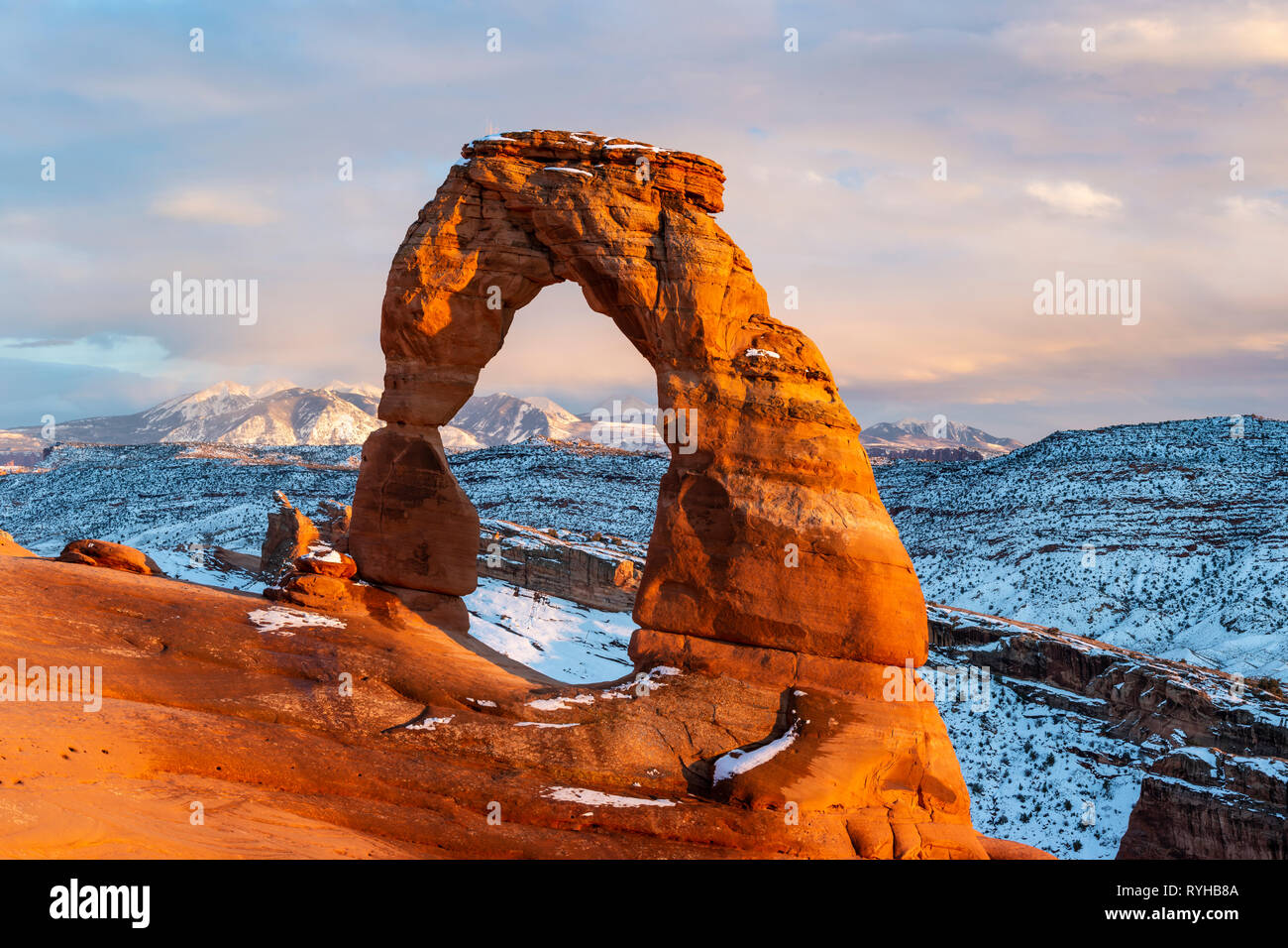Utah light icon iconic landmark arch arches hi-res stock photography ...