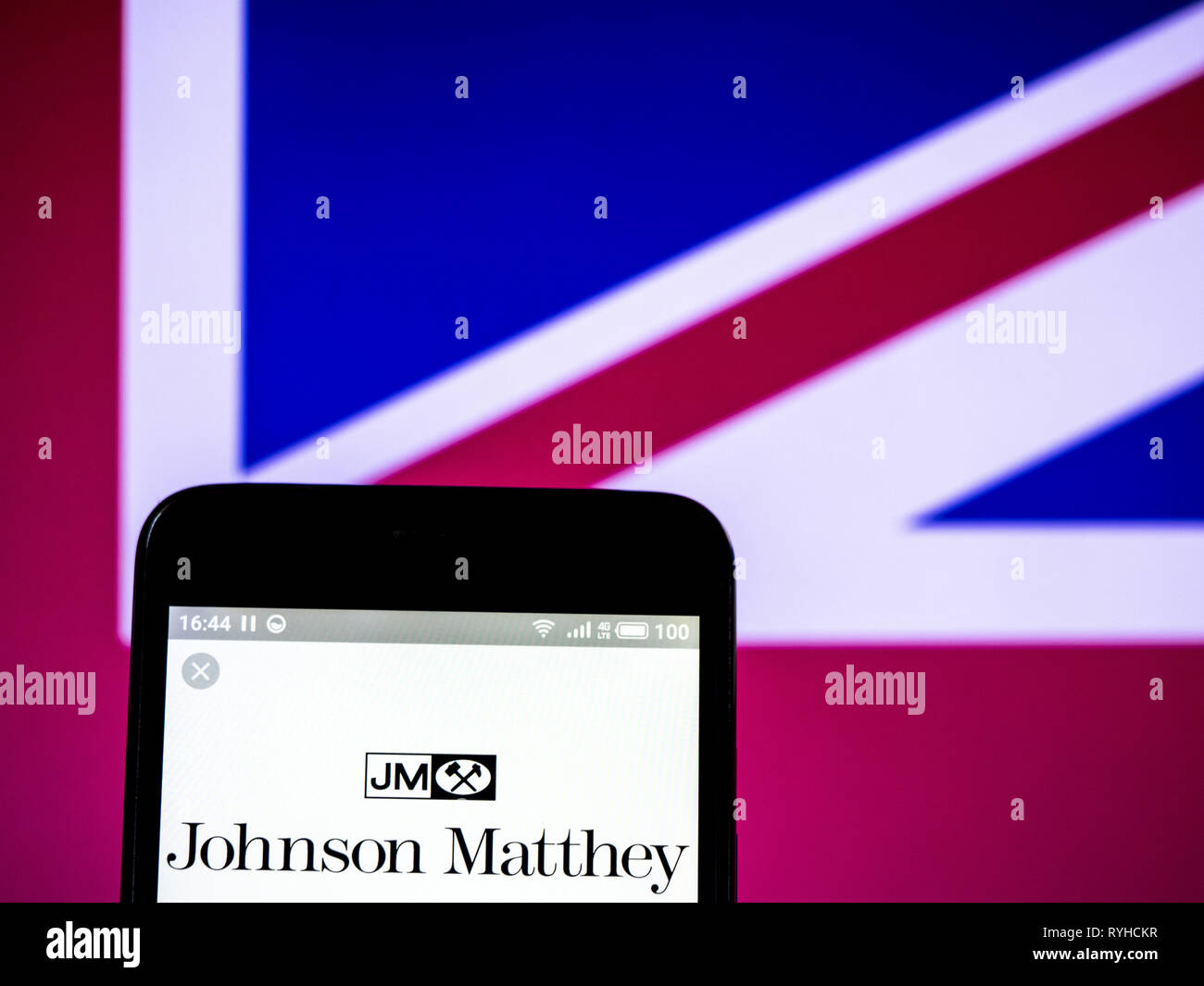 Johnson matthey logo hi-res stock photography and images - Alamy