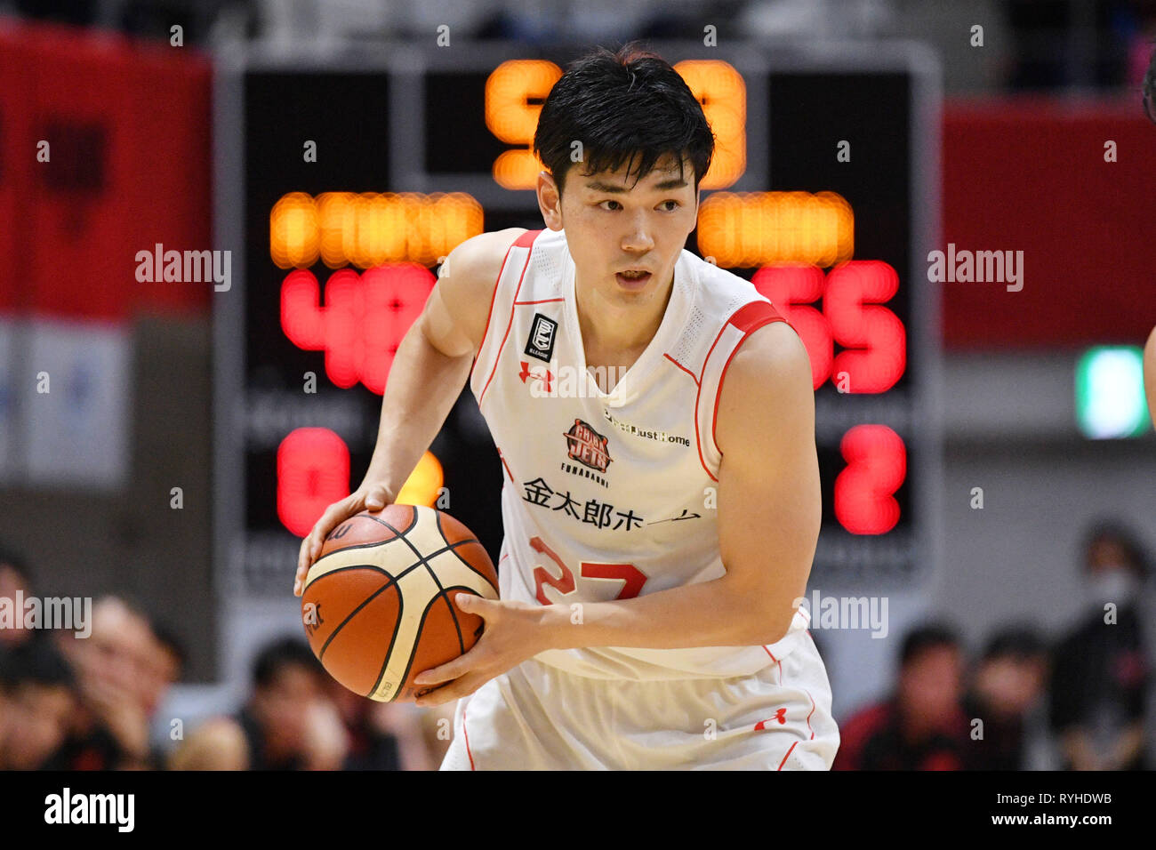 Tokyo, Japan. Credit: MATSUO. 13th Mar, 2019. Kosuke Ishii (Jets) Basketball : 2018-19 B.LEAGUE ...