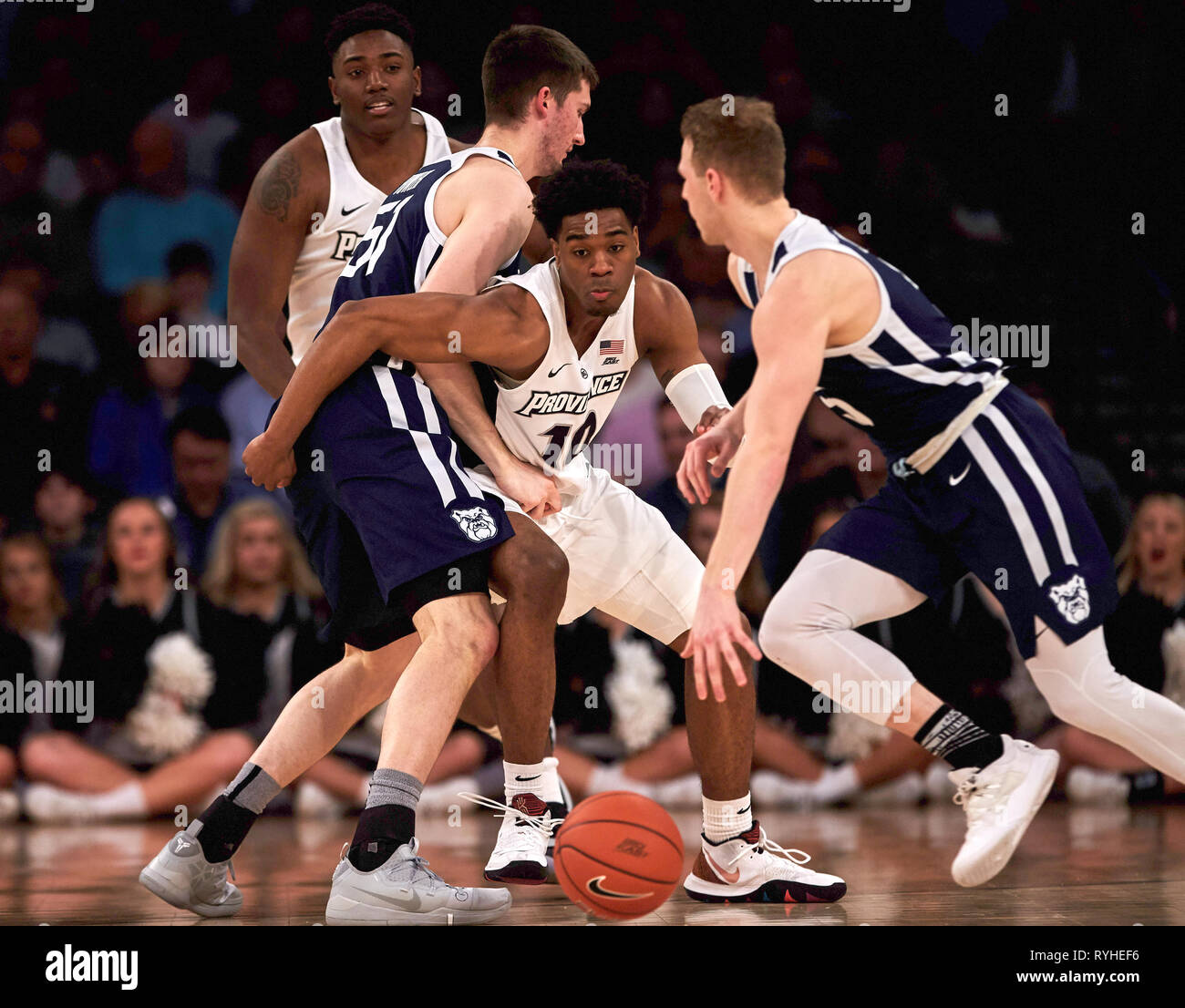 New York, New York, USA. 13th Mar, 2019. Providence Friars guard A.J ...