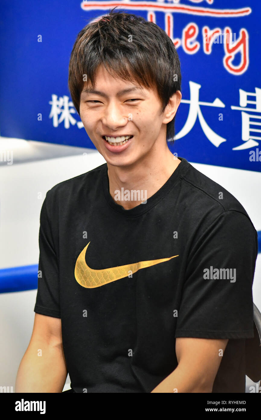 Tokyo, Japan. 12th Mar, 2019. Ryoichi Taguchi Boxing : Ryoichi Taguchi ...