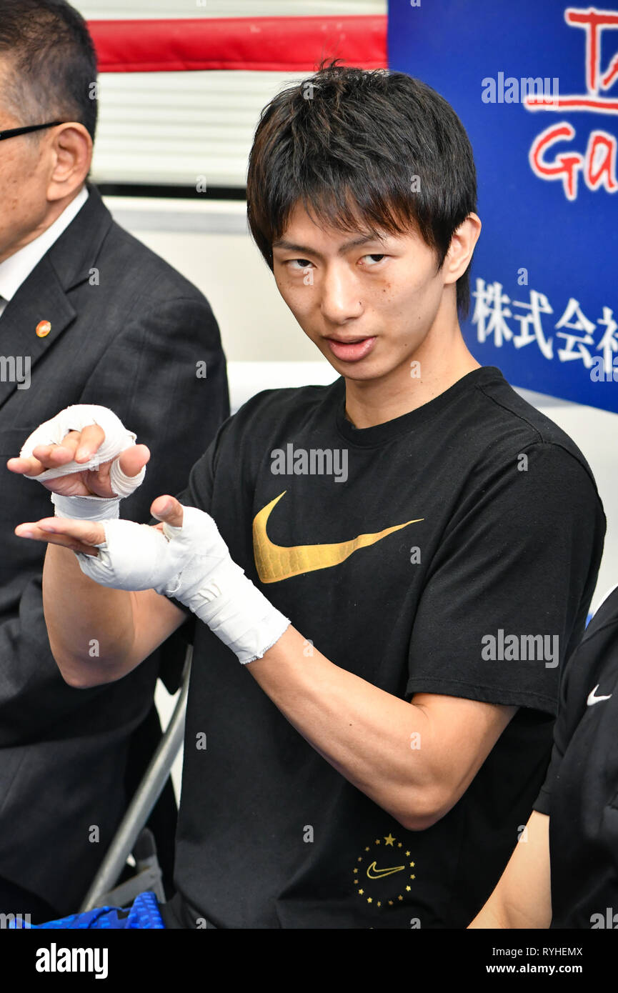 Tokyo, Japan. 12th Mar, 2019. Ryoichi Taguchi Boxing : Ryoichi Taguchi ...