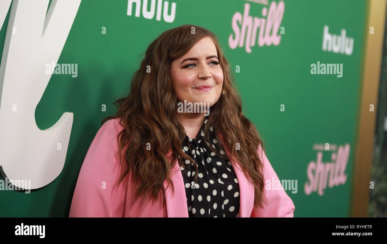 New York, NY, USA. 13th Mar, 2019. Aidy Bryant at arrivals for HULU New ...