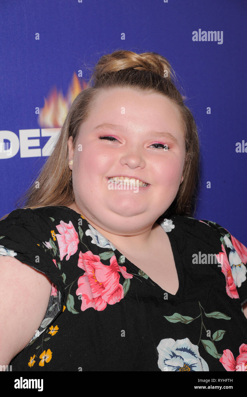 New York, USA. 13th Mar, 2019. NEW YORK, NY - MARCH 13: Alana Thompson ...