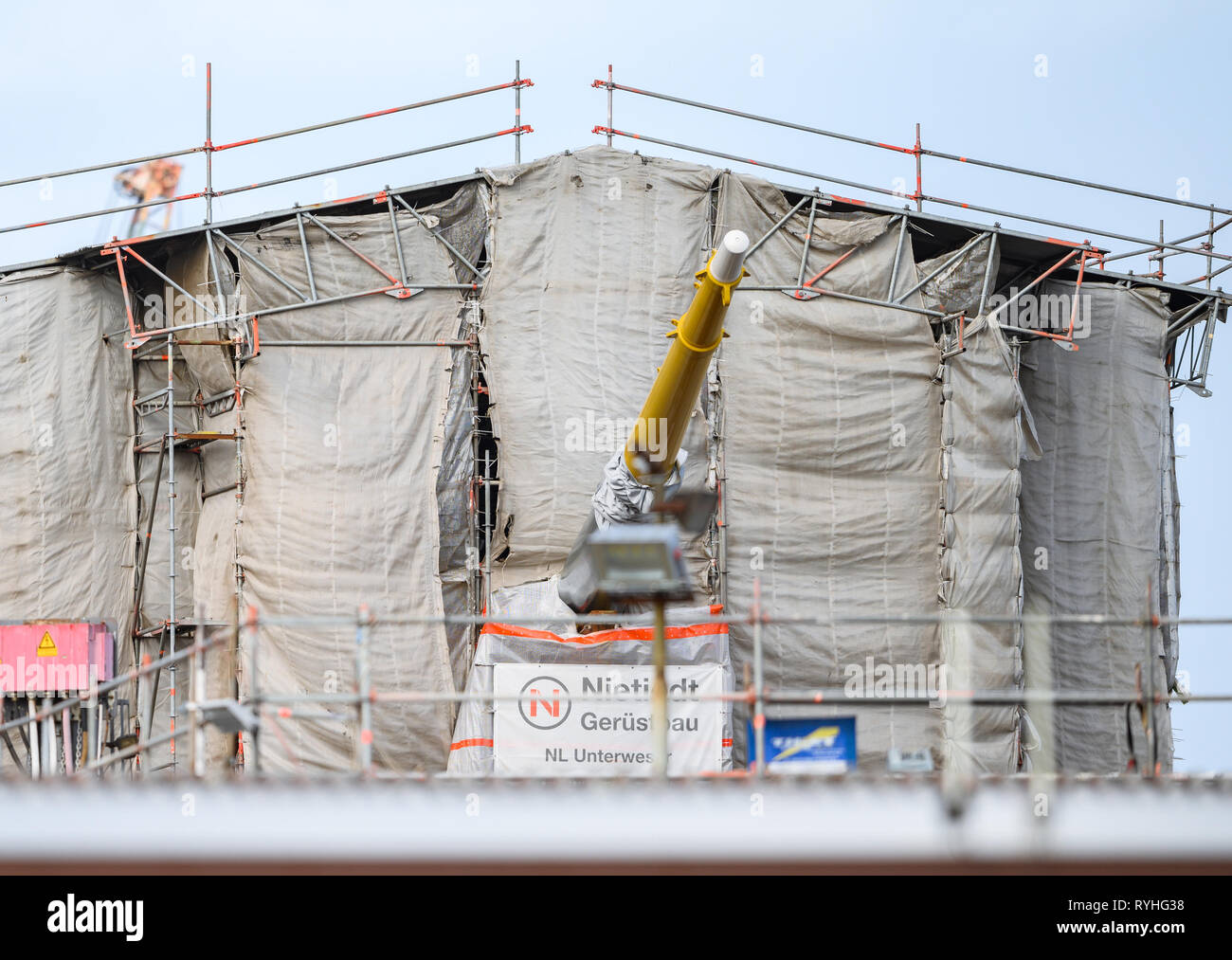 Bremerhaven, Germany. 08th Mar, 2019. A view of the naval training ...