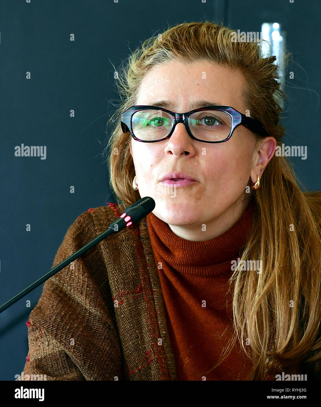 14th Mar, 2019. Art directors for 2020 Gwangju Biennale Curator Defne ...