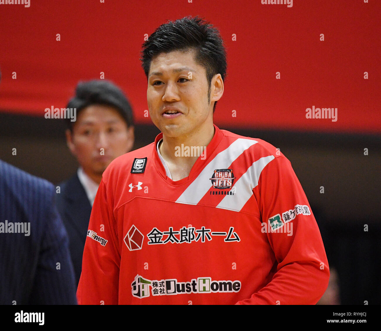 Tokyo, Japan. Credit: MATSUO. 13th Mar, 2019. Shigehiro Taguchi (Jets ...