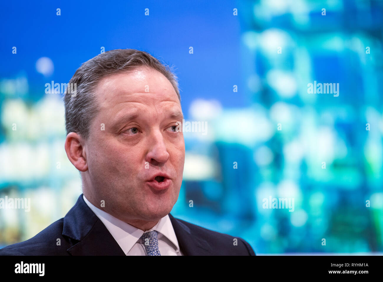 14 March 2019, North Rhine-Westphalia, Köln: Matthias Zachert, CEO of ...