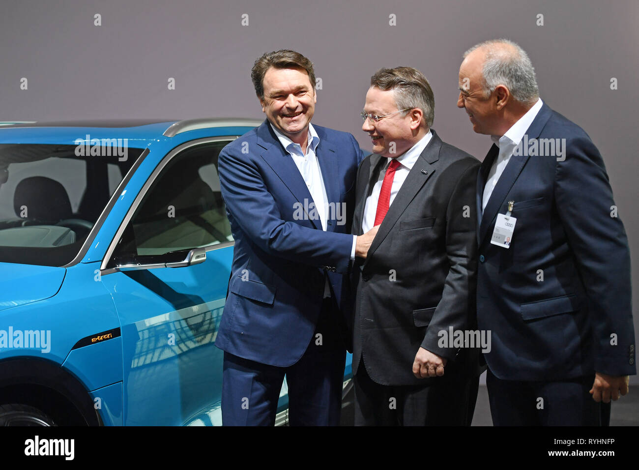 Ingolstadt, Deutschland. 14th Mar, 2019. v.li:Bram SCHOT (Chairman of ...