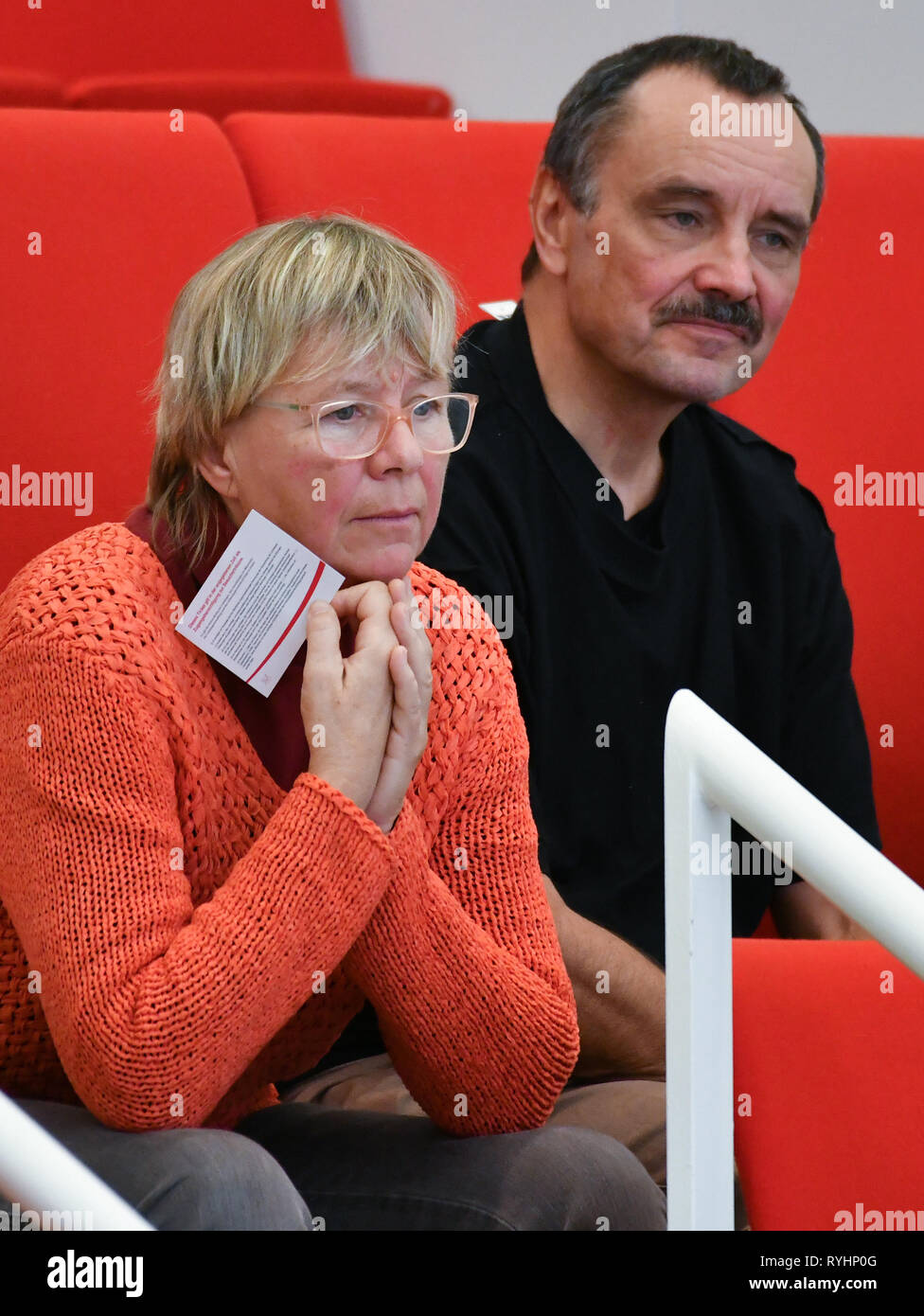 Potsdam, Germany. 14th Mar, 2019. Edward Six and his wife Ute, parents ...