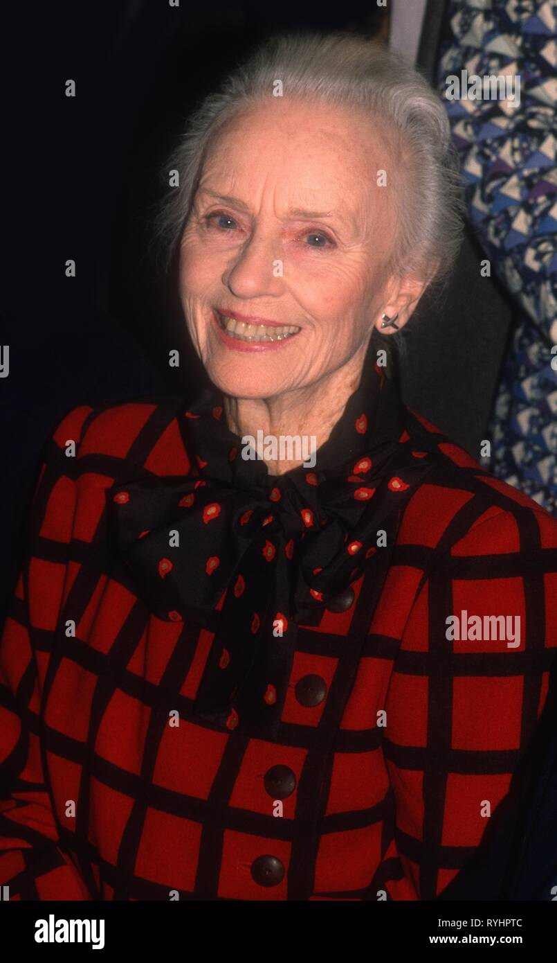 New York City, USA. 01st Jan, 2005. Jessica Tandy 1990 Photo By John ...