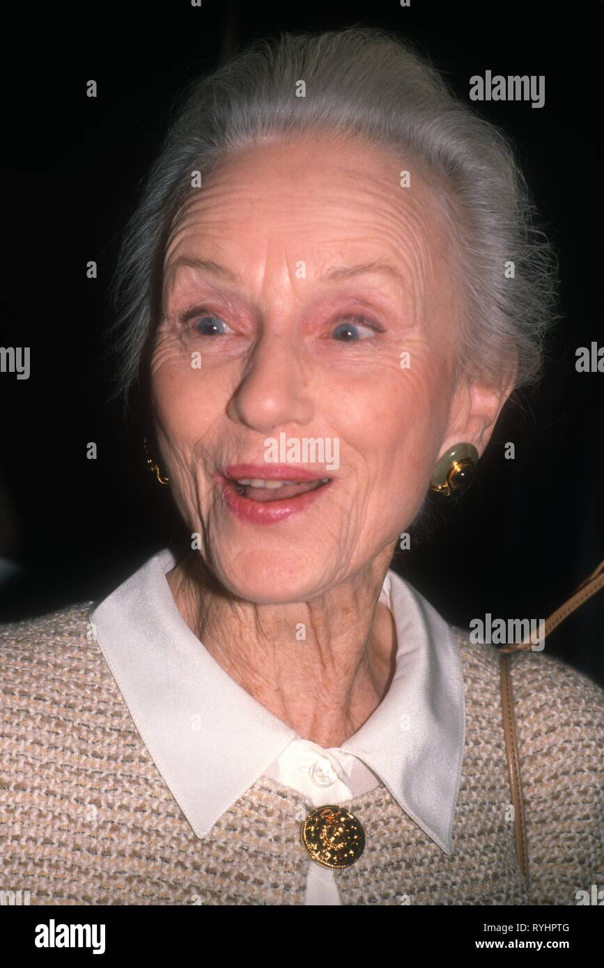 New York City, USA. 01st Jan, 2005. Jessica Tandy 1990 Photo By John ...