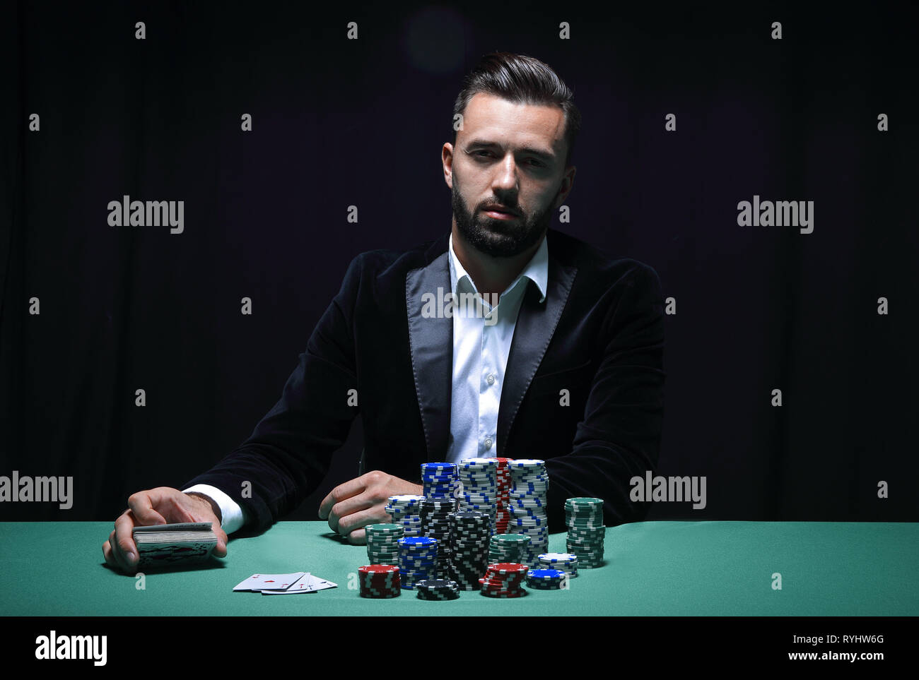 Professional Poker Player High Resolution Stock Photography and Images ...