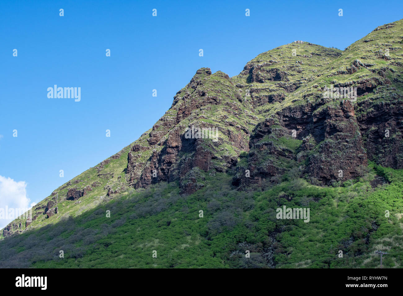 Hawaii Oahu Waianae Kai Forest Reserve Stock Photo - Alamy
