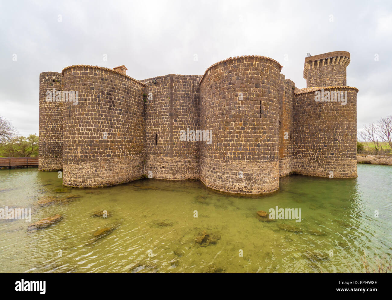 Vulci (Italy) - The medieval castle of Vulci, now museum, with Devil's ...