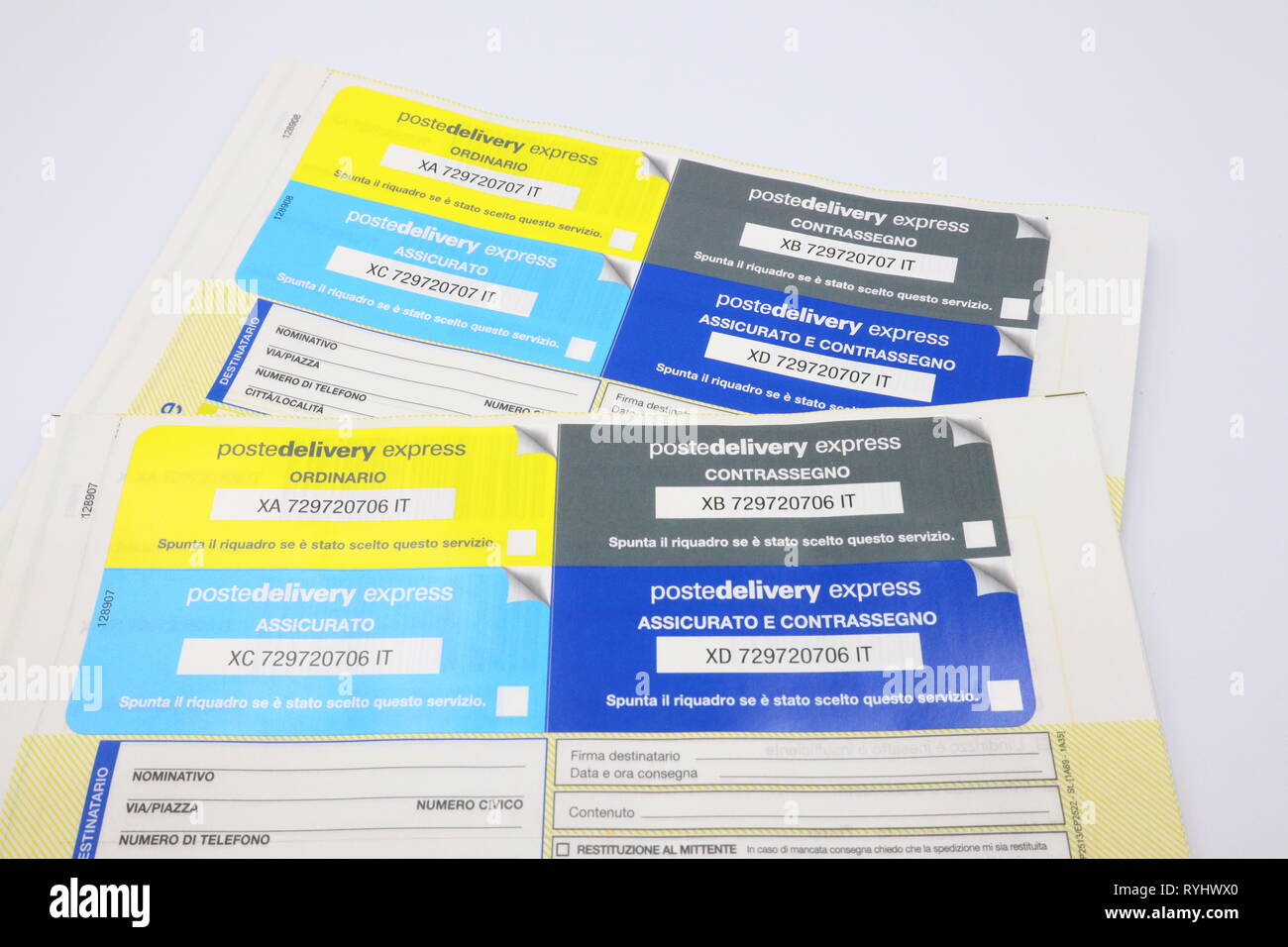 Italian Post Office, New Shipping Form of Domestic Parcel Service ...