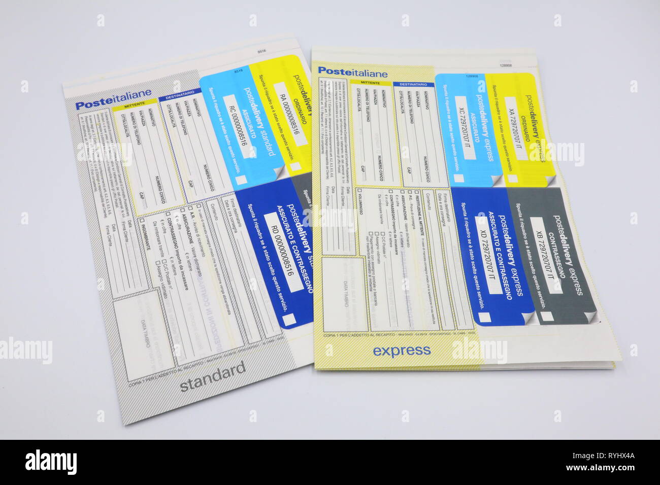 Italian Post Office, New Shipping Form of Domestic Parcel Service ...