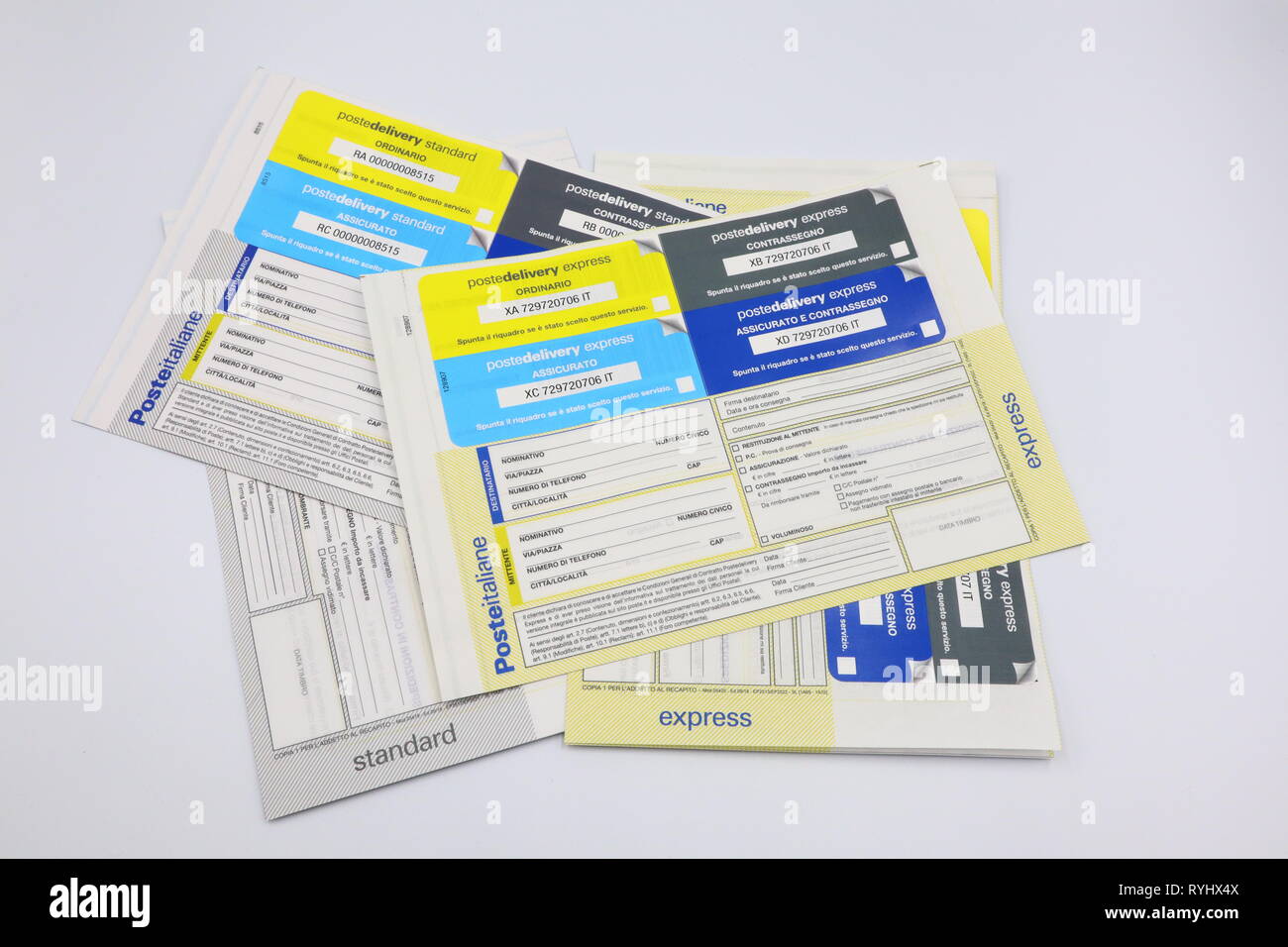 Italian Post Office, New Shipping Form of Domestic Parcel Service ...