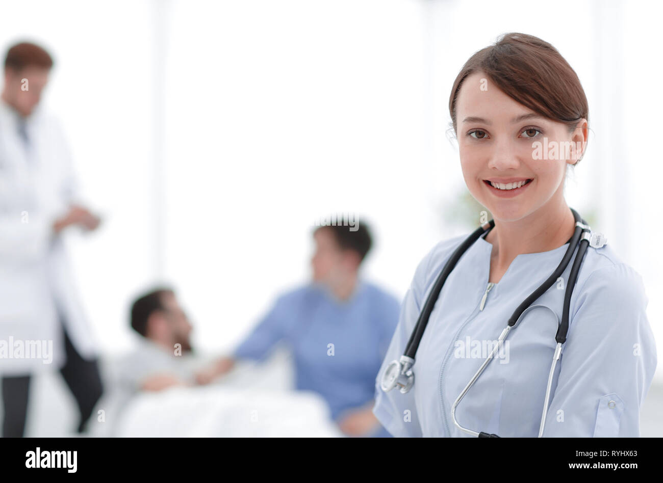 medical worker in medical Center Stock Photo - Alamy
