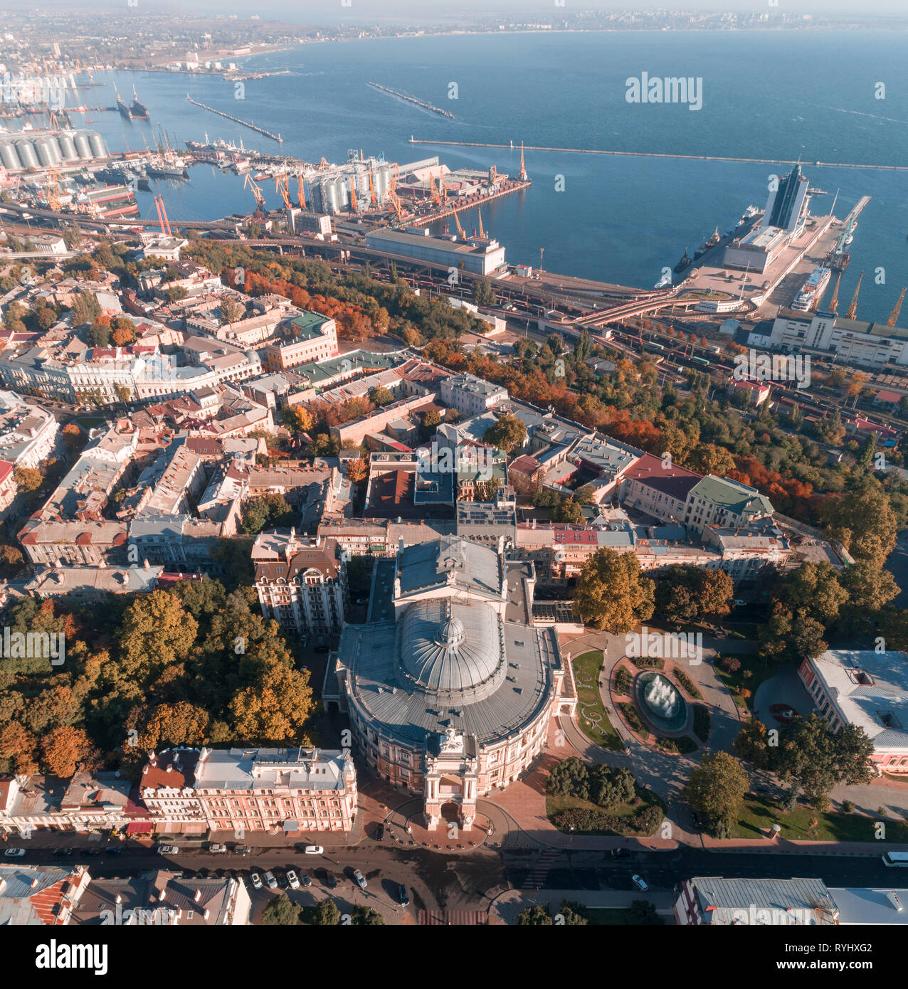 Aerial view odessa opera house hi-res stock photography and images - Alamy