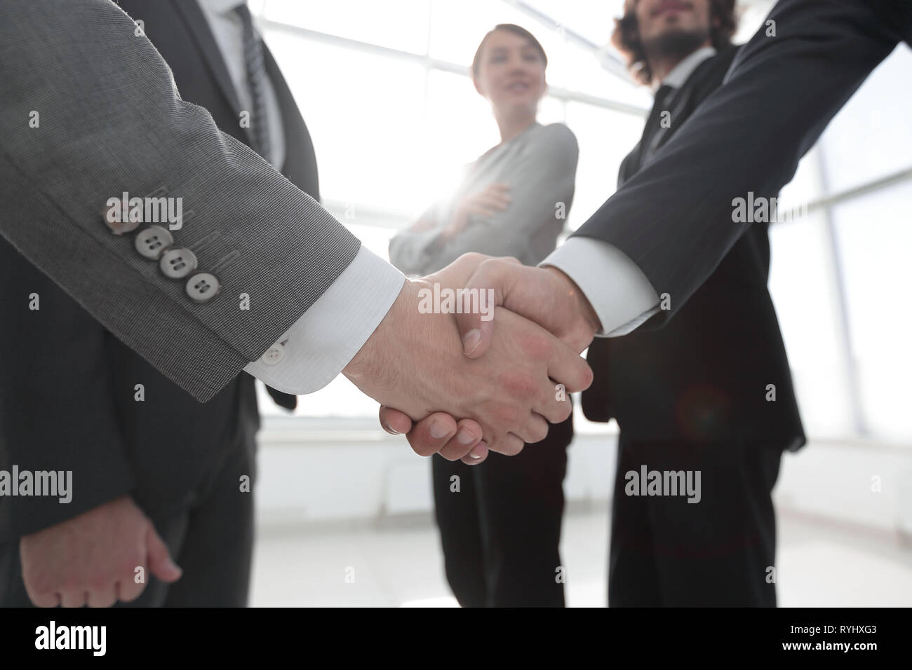 business concept handshake business people Stock Photo - Alamy