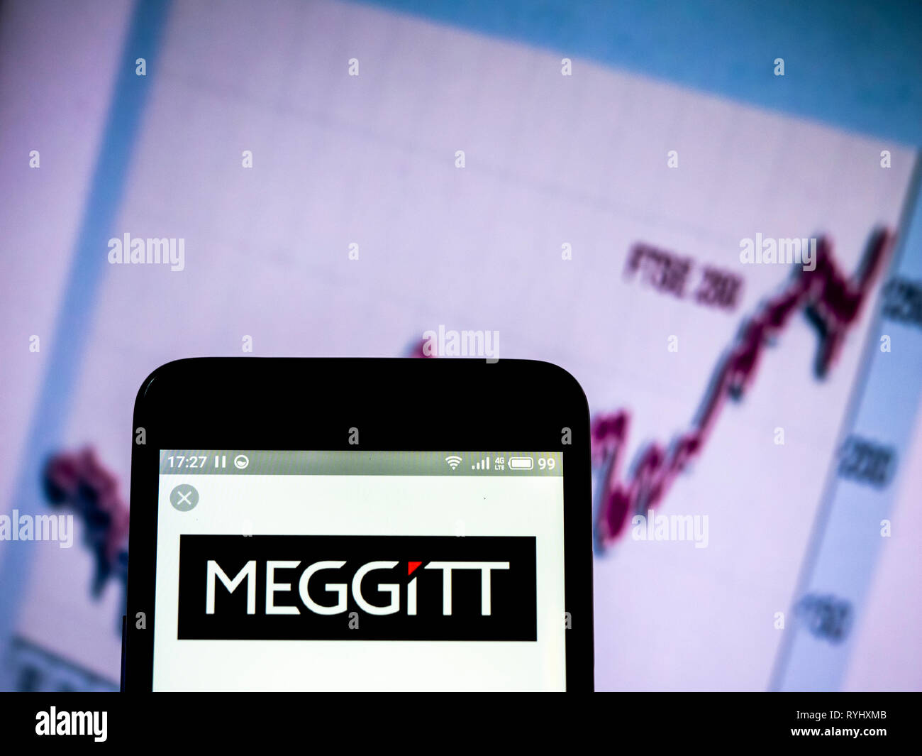 Meggitt plc company logo seen displayed on smart phone Stock Photo - Alamy