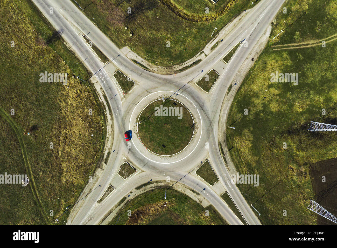 Junction circle hi-res stock photography and images - Alamy
