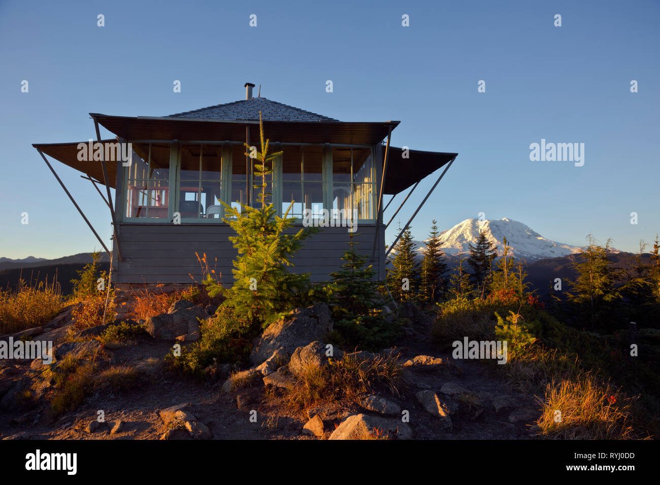 Forest fire lookout hi-res stock photography and images - Alamy